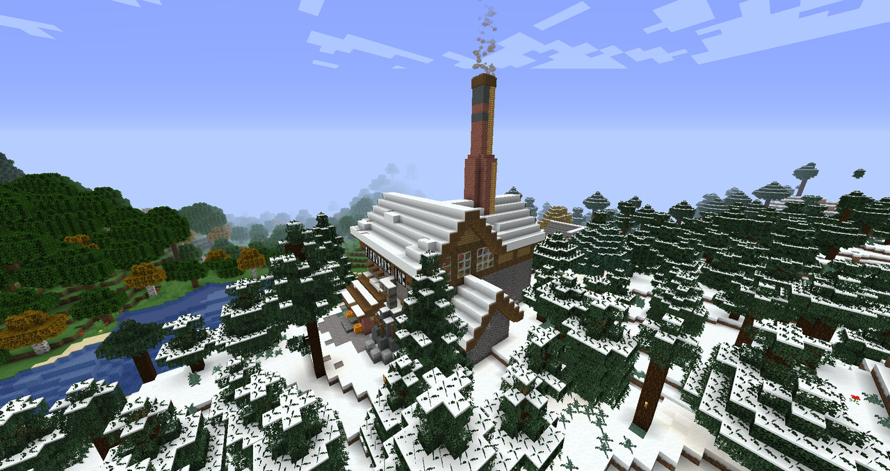 Fireworks Inc. - Factory house Minecraft Map