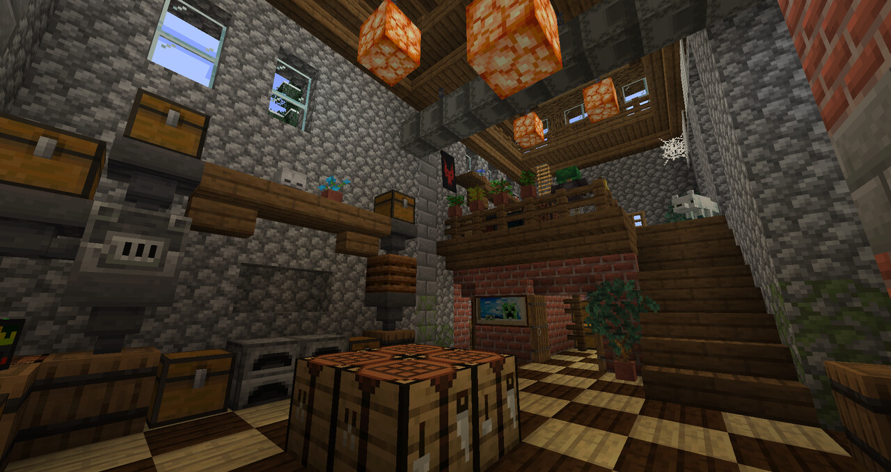 Fireworks Inc. - Factory house Minecraft Map