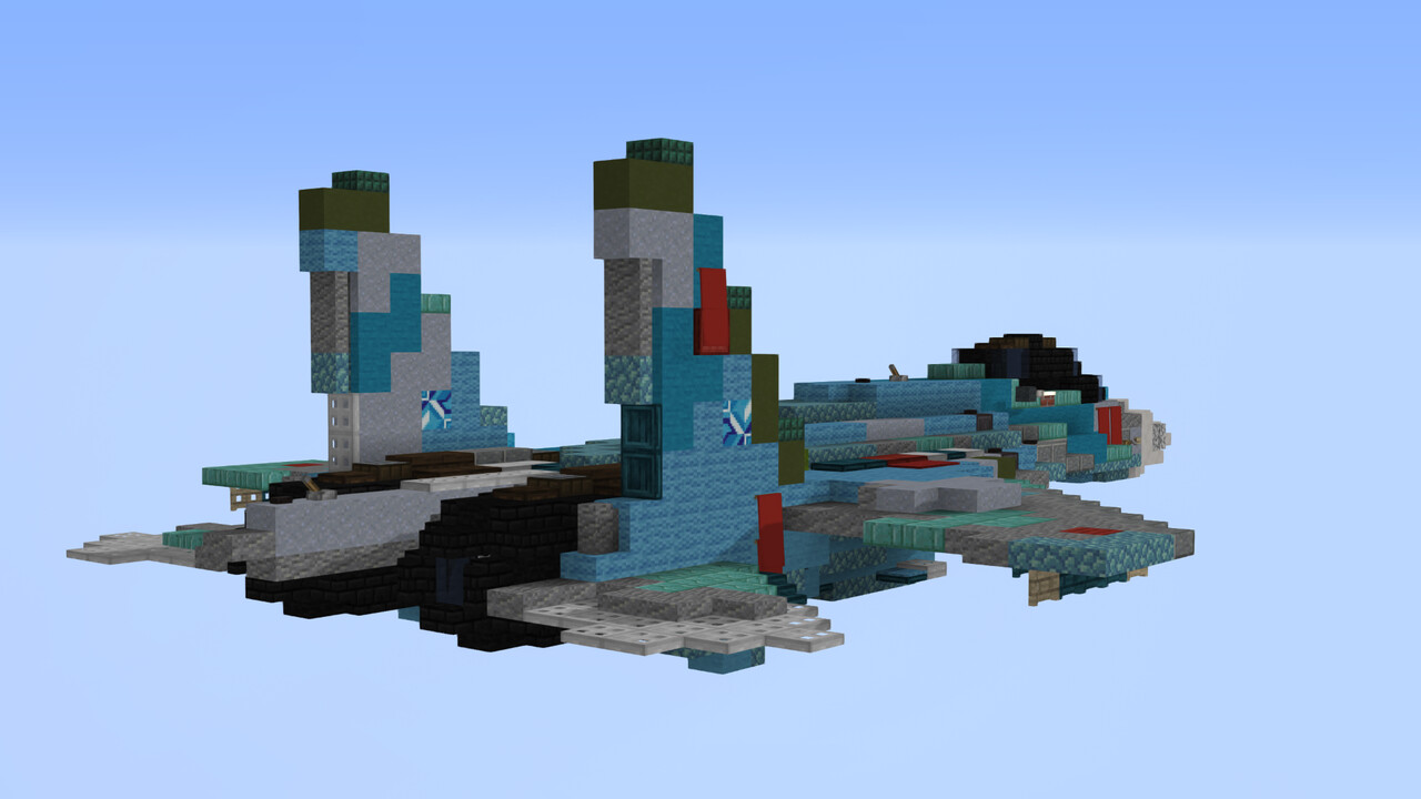 Sukhoi Su-27 Flanker-B Minecraft Map