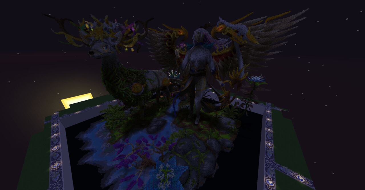 Colorful fantasy Minecraft Map