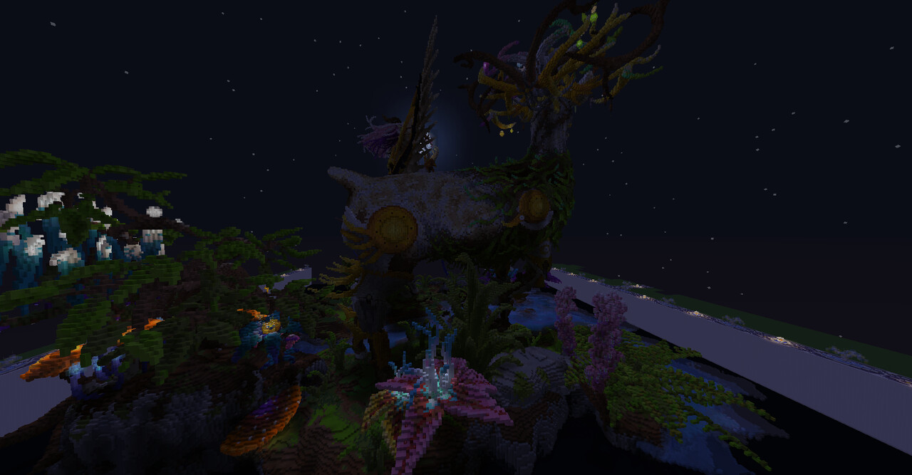 Colorful fantasy Minecraft Map