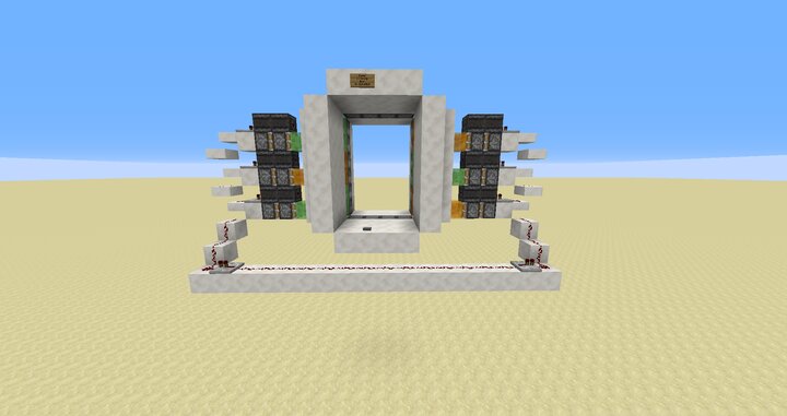 Simple big door (4 x 6/infinite) Minecraft Map