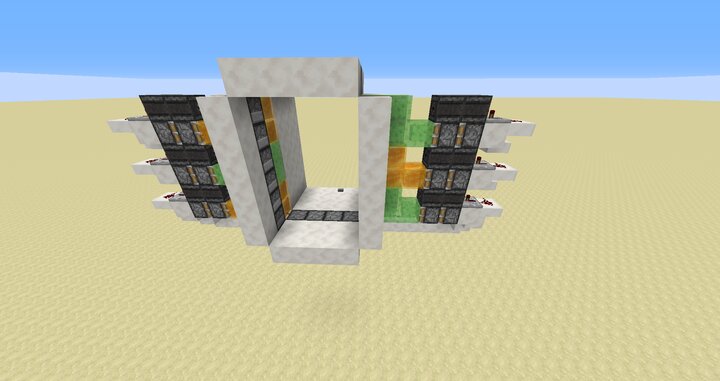 Simple big door (4 x 6/infinite) Minecraft Map