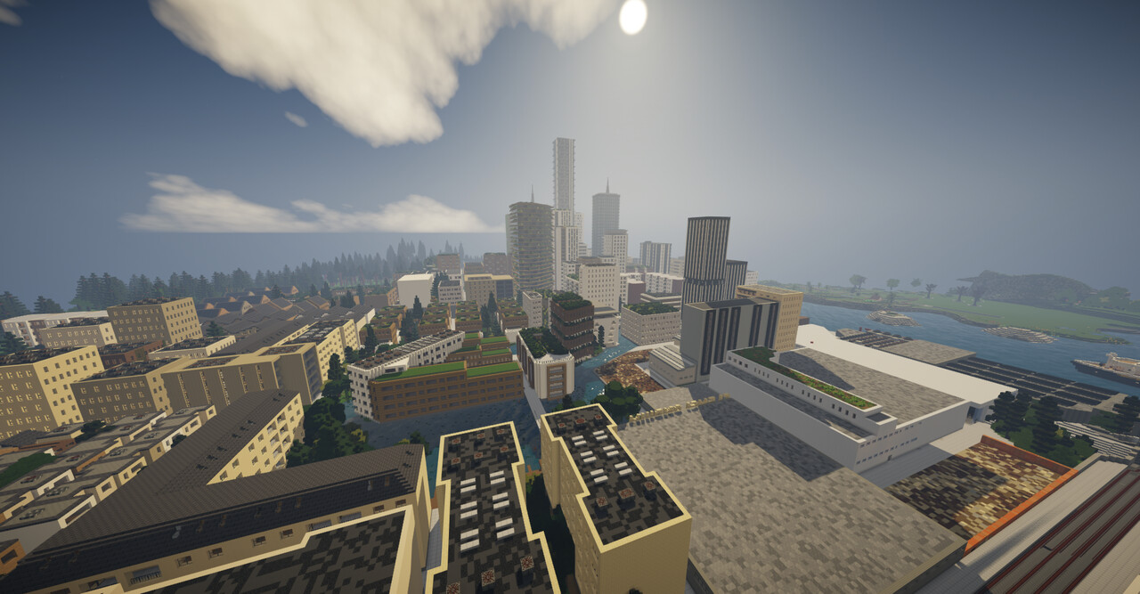 Novock a great, beautiful, green and modern city in minecraft - V 0.1.2 ...