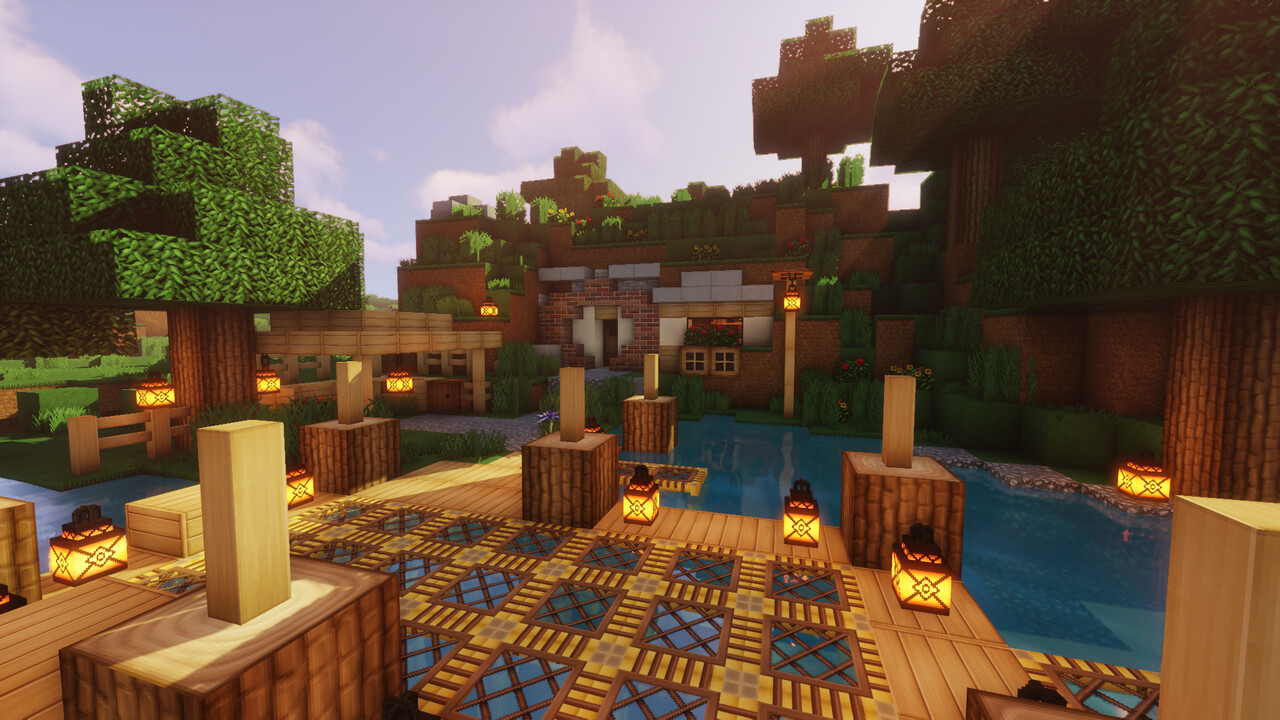 Minecraft Yeraltı Göl Evi(Underground Lake House) Survival Tutorial ...