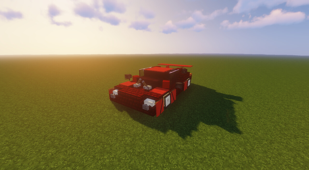 Lamborghini Countach LP 600 🏁 Minecraft Map