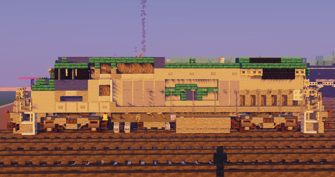 GE Dash 8-32BWH (B32-8WH) Diesel Locomotive Minecraft Map