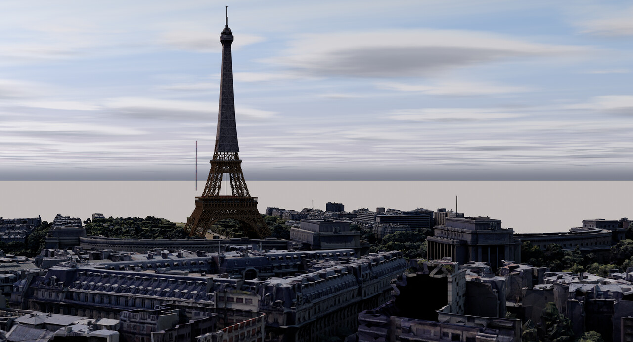 Eiffel Tower | Paris [1:1] for BTE Project Minecraft Map