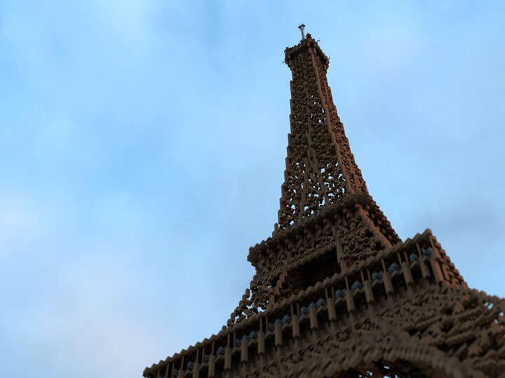 Eiffel Tower | Paris [1:1] for BTE Project Minecraft Map