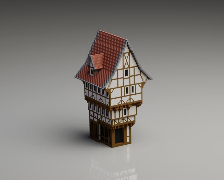 German Timber-Frame House Minecraft Map