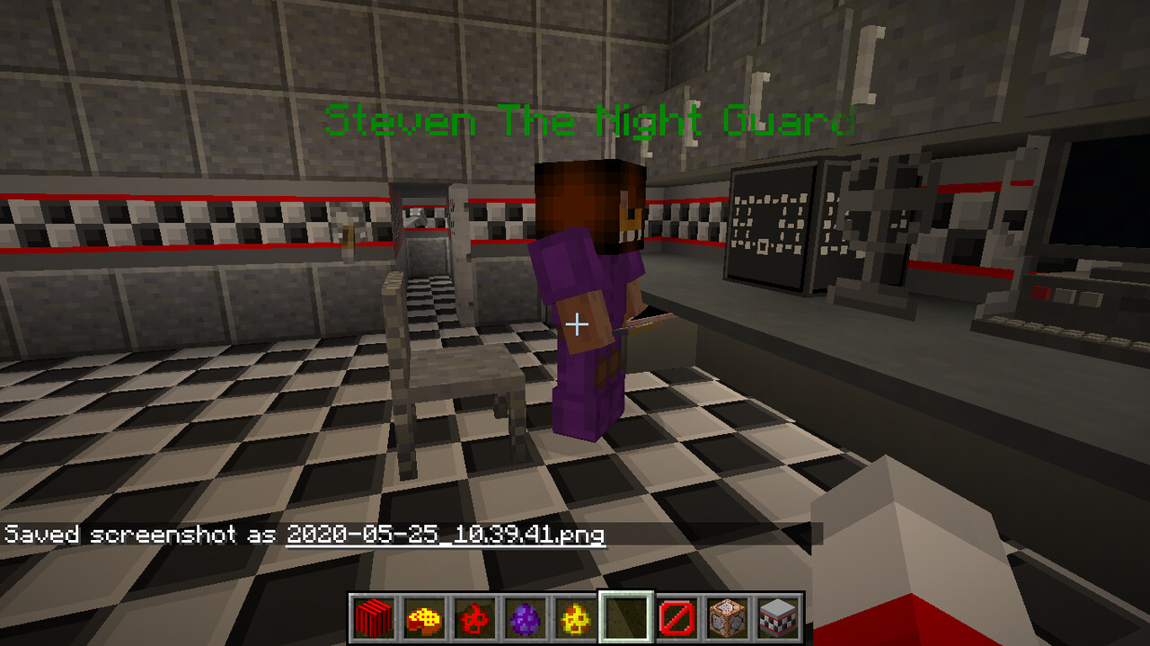 FNAF map 1.12.2 roleplay Minecraft Map