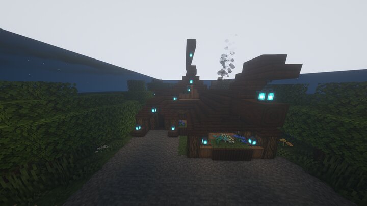 A Melonness's Spruce and Oak build Minecraft Map