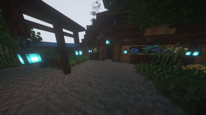 A Melonness's Spruce and Oak build Minecraft Map
