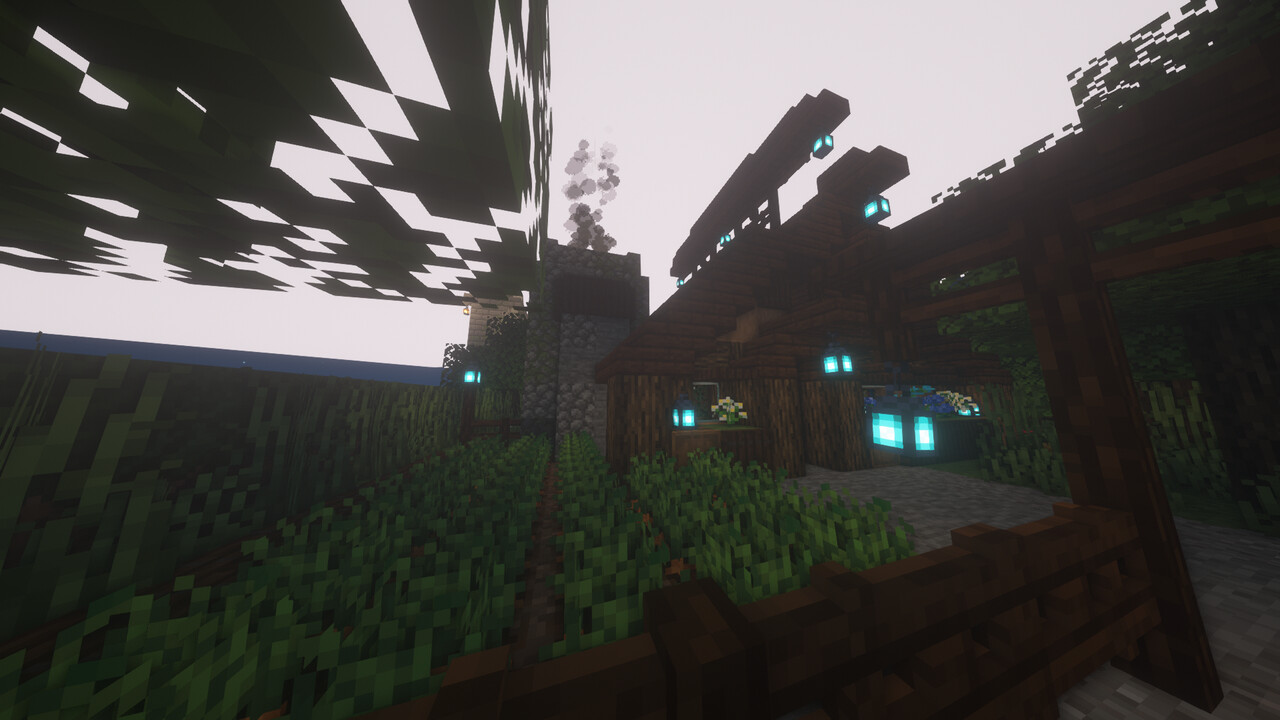 A Melonness's Spruce and Oak build Minecraft Map