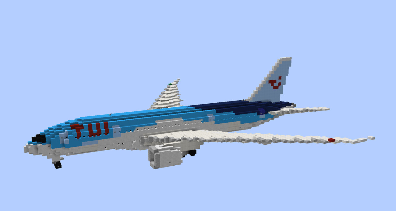 Boeing 787 Dreamliner Minecraft Map