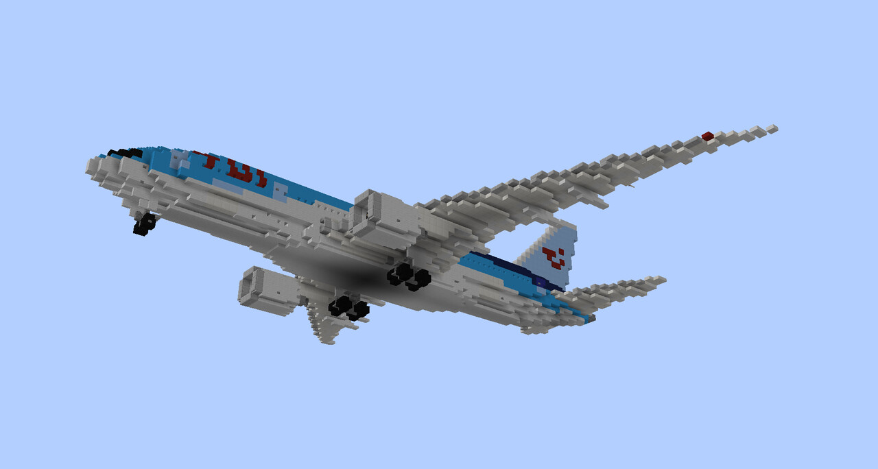 Boeing 787 Dreamliner Minecraft Map
