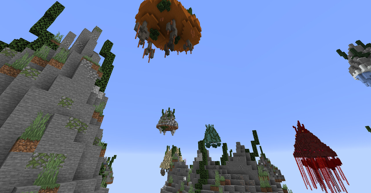 Inverted Skyblock Minecraft Map