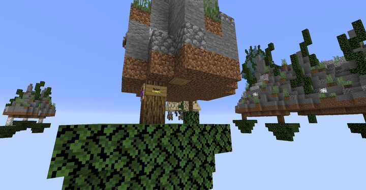 Inverted Skyblock Minecraft Map