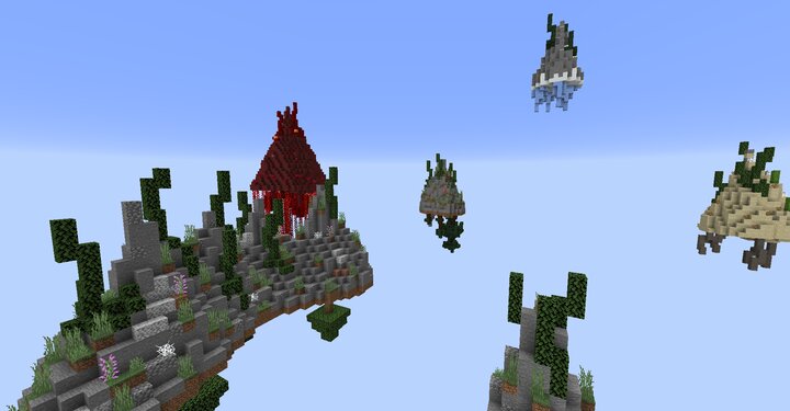 Inverted Skyblock Minecraft Map