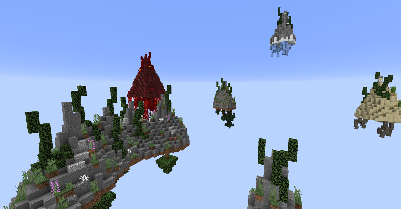 Inverted Skyblock Minecraft Map