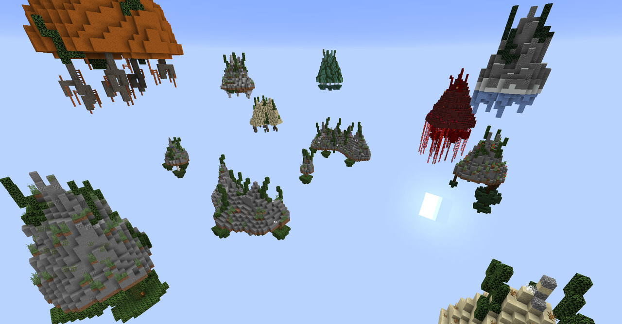 Inverted Skyblock Minecraft Map