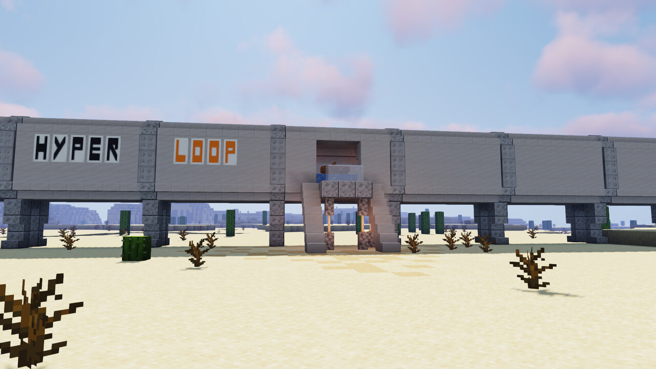 Hyper Loop in Minecraft Minecraft Map