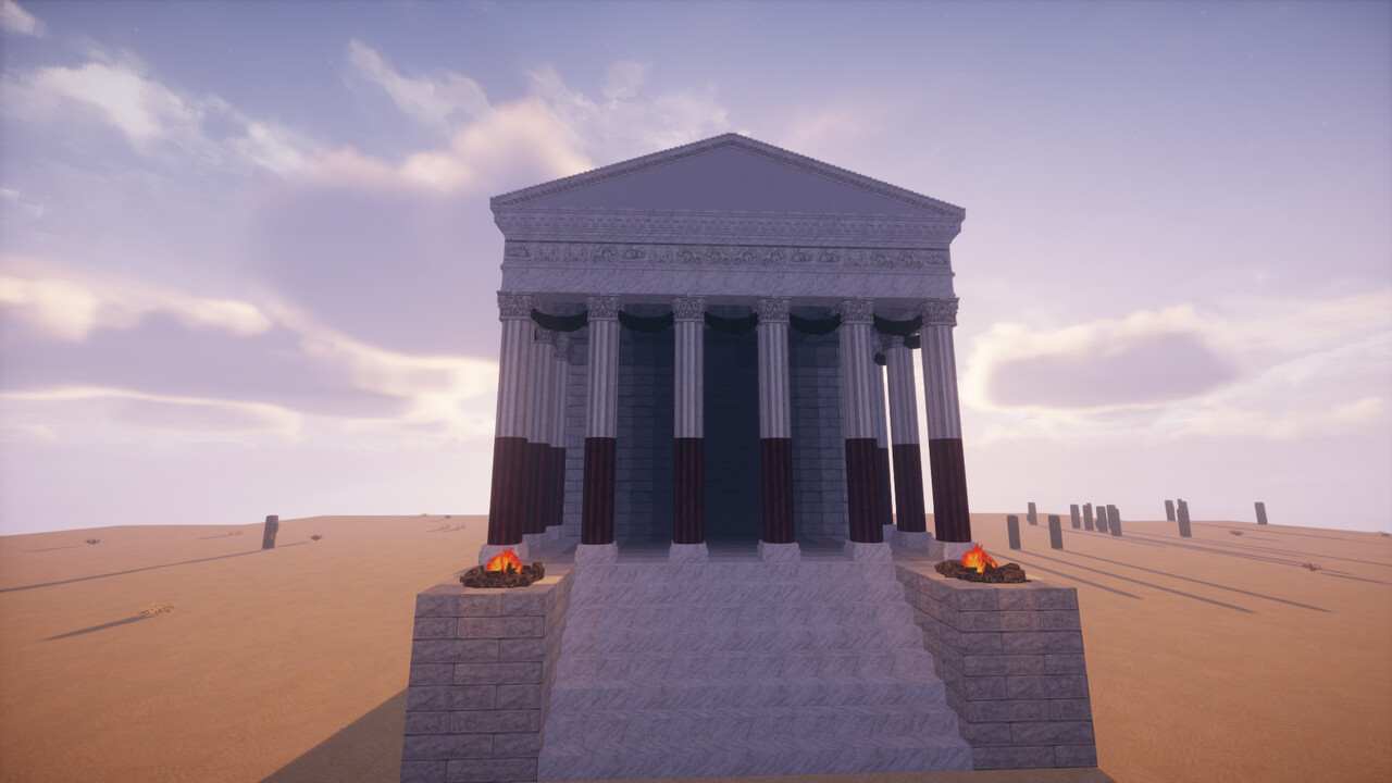 Roman Temple Minecraft Map