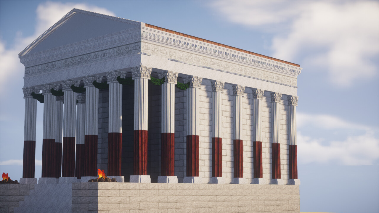 Roman Temple Minecraft Map