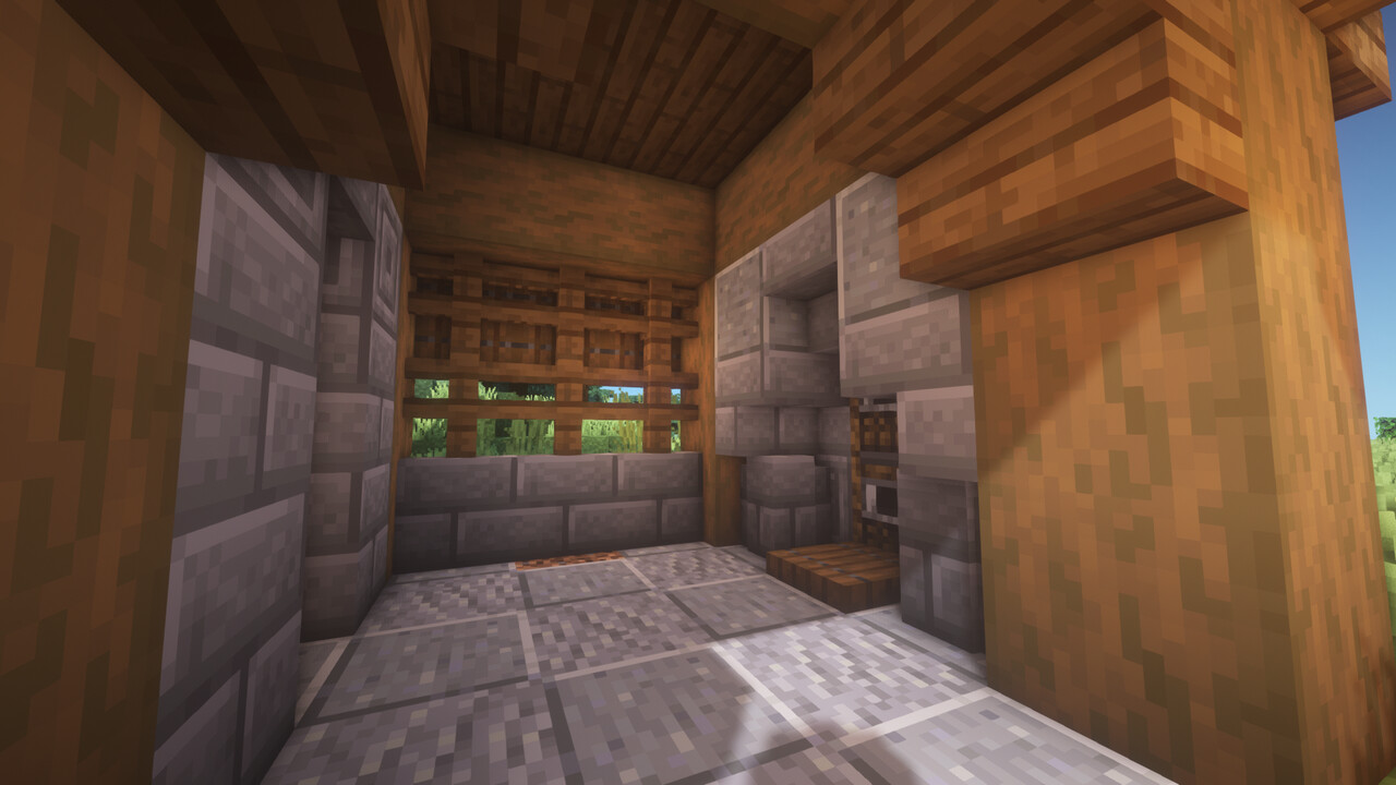 Dom z magazynem | House with a warehouse Minecraft Map