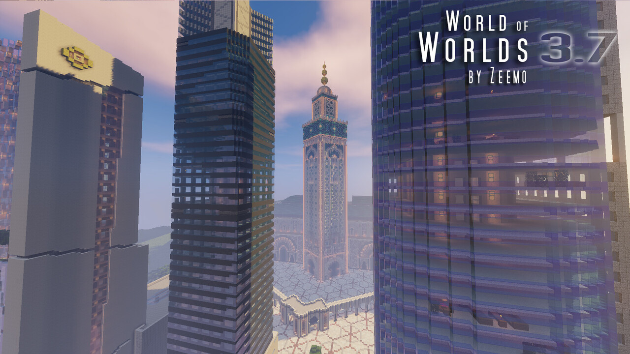 Hassan II Mosque of Casablanca, Morocco Minecraft Map