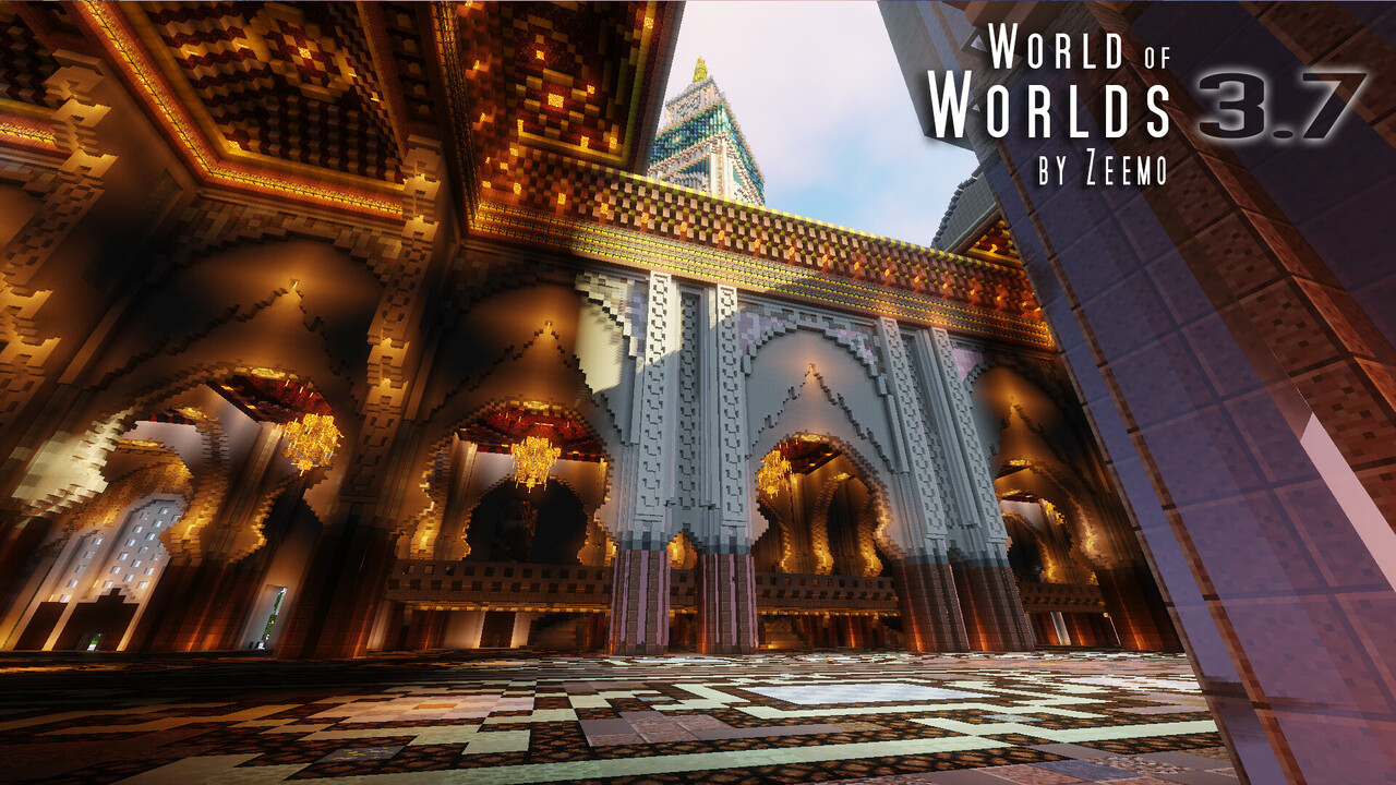 Hassan II Mosque of Casablanca, Morocco Minecraft Map