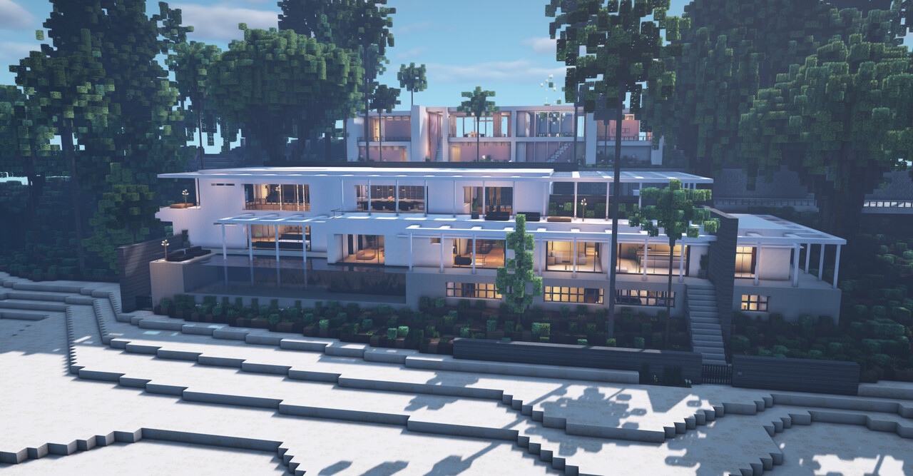 Showcase - Malibu Beach Mansion Minecraft Map