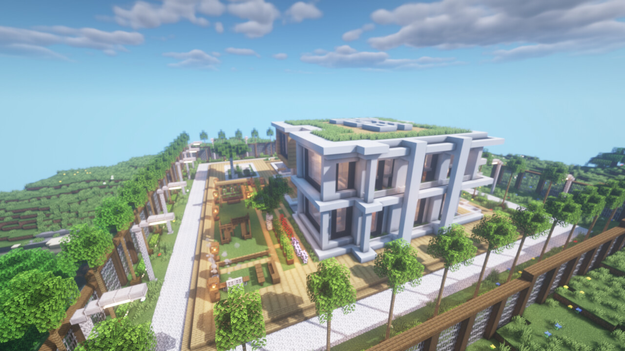 Modern House Minecraft Map