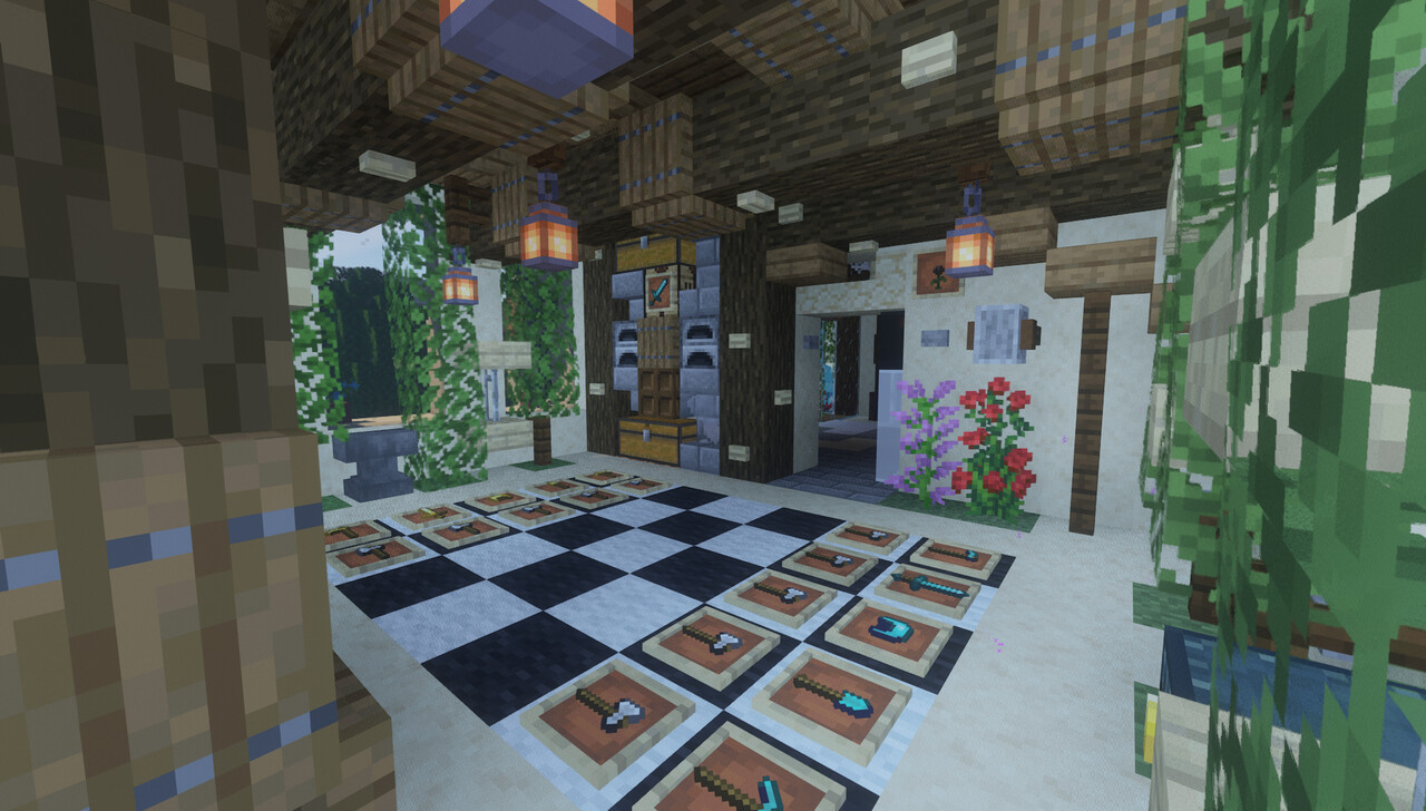 Sandstone Palace | detailed Interior and exterior Minecraft Map