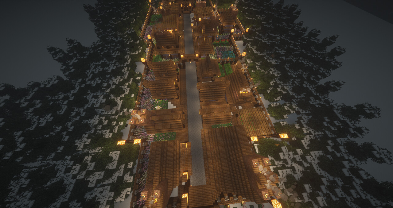 Meloness's Icy Spruce Village Minecraft Map