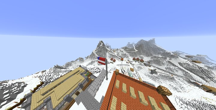Nugget Mountain : A Working Ski Resort Minecraft Map
