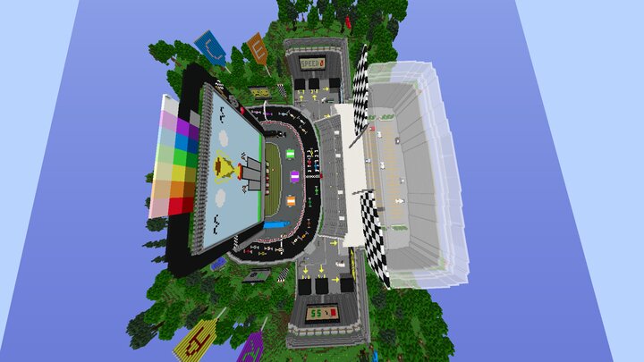 The Race 1 Minecraft Map