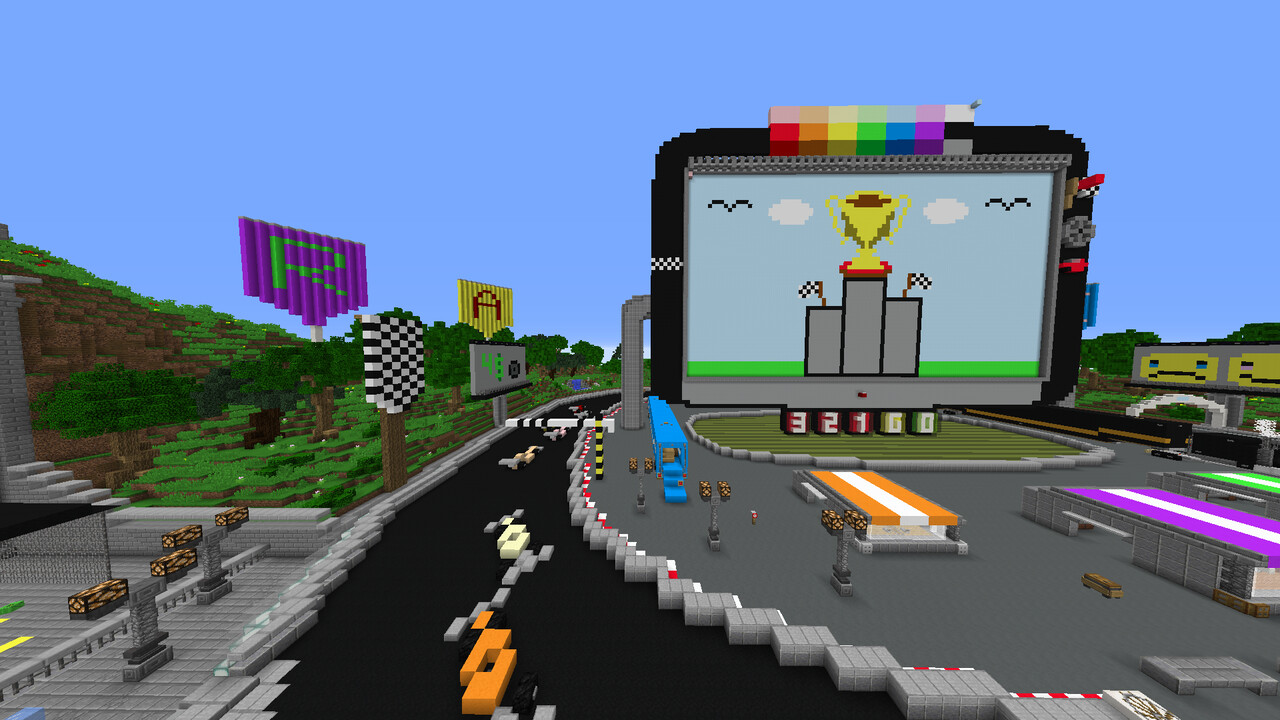 The Race 1 Minecraft Map