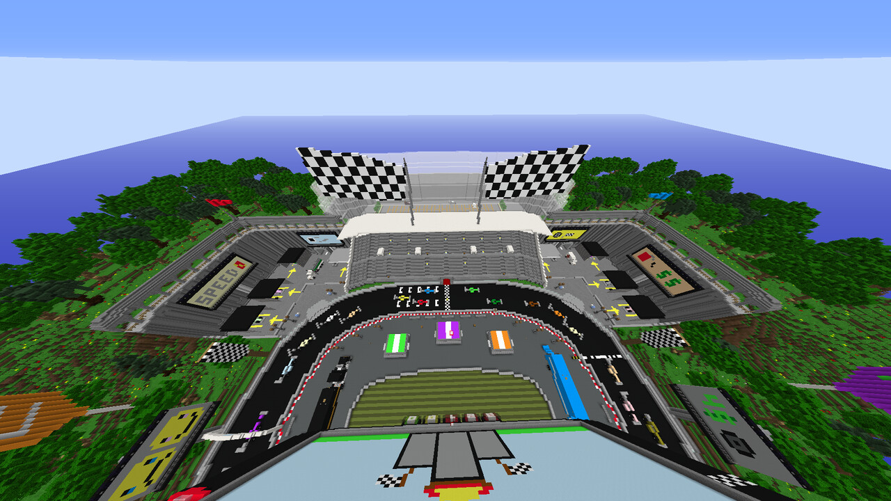 The Race 1 Minecraft Map