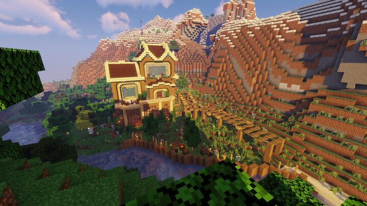 Riverside Manor - A Minecraft Build! Minecraft Map
