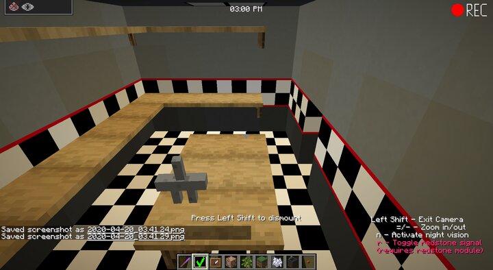 FNaF1 map v1.0 Minecraft Map