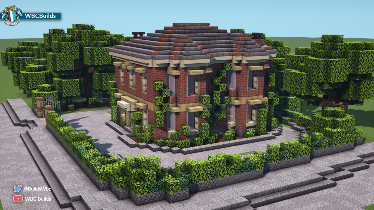 Idyllic Victorian house with a double bay windowed front Minecraft Map
