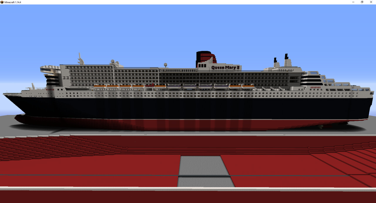 RMS Queen Mary 2 Minecraft Map