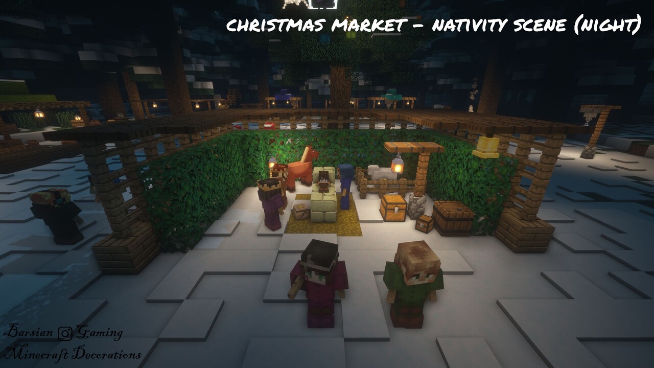 Christmas Market Minecraft Map