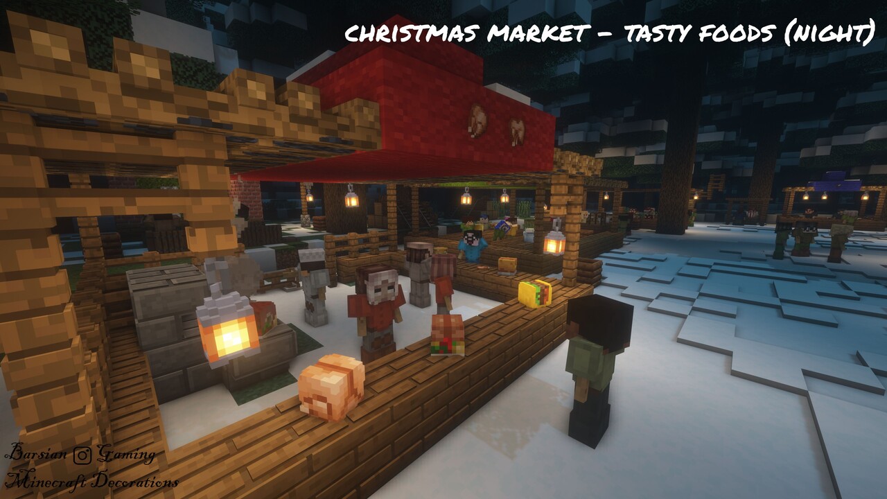 Christmas Market Minecraft Map