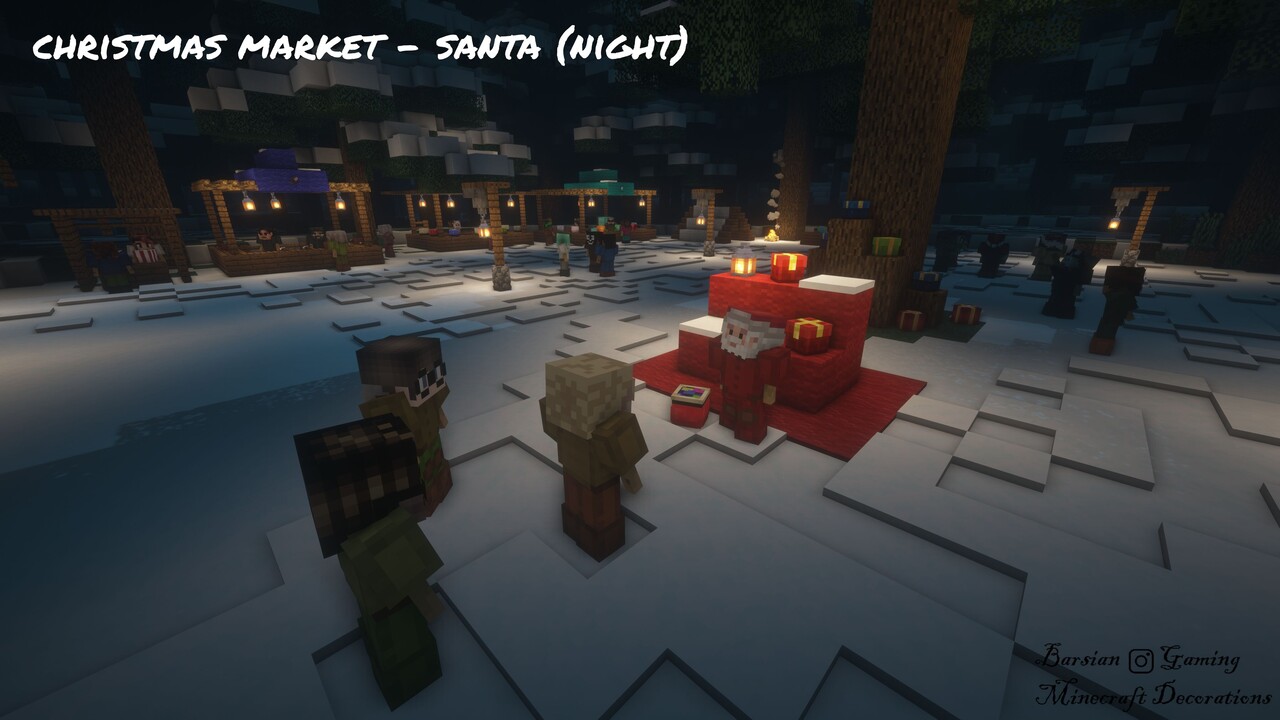 Christmas Market Minecraft Map