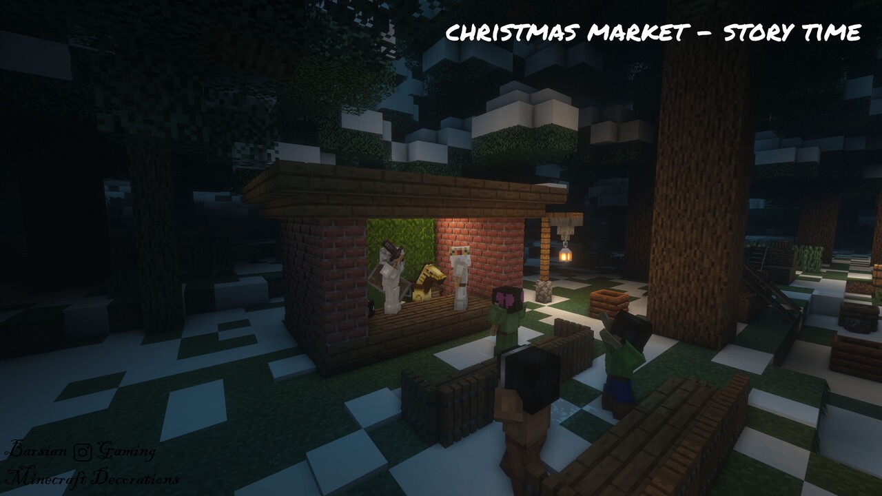 Christmas Market Minecraft Map