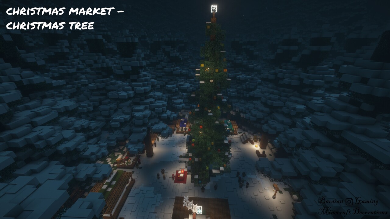 Christmas Market Minecraft Map