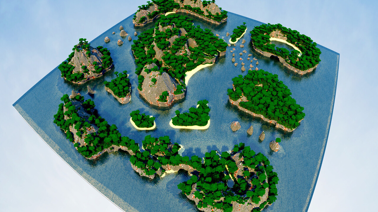 Tropical Cliffs Minecraft Map