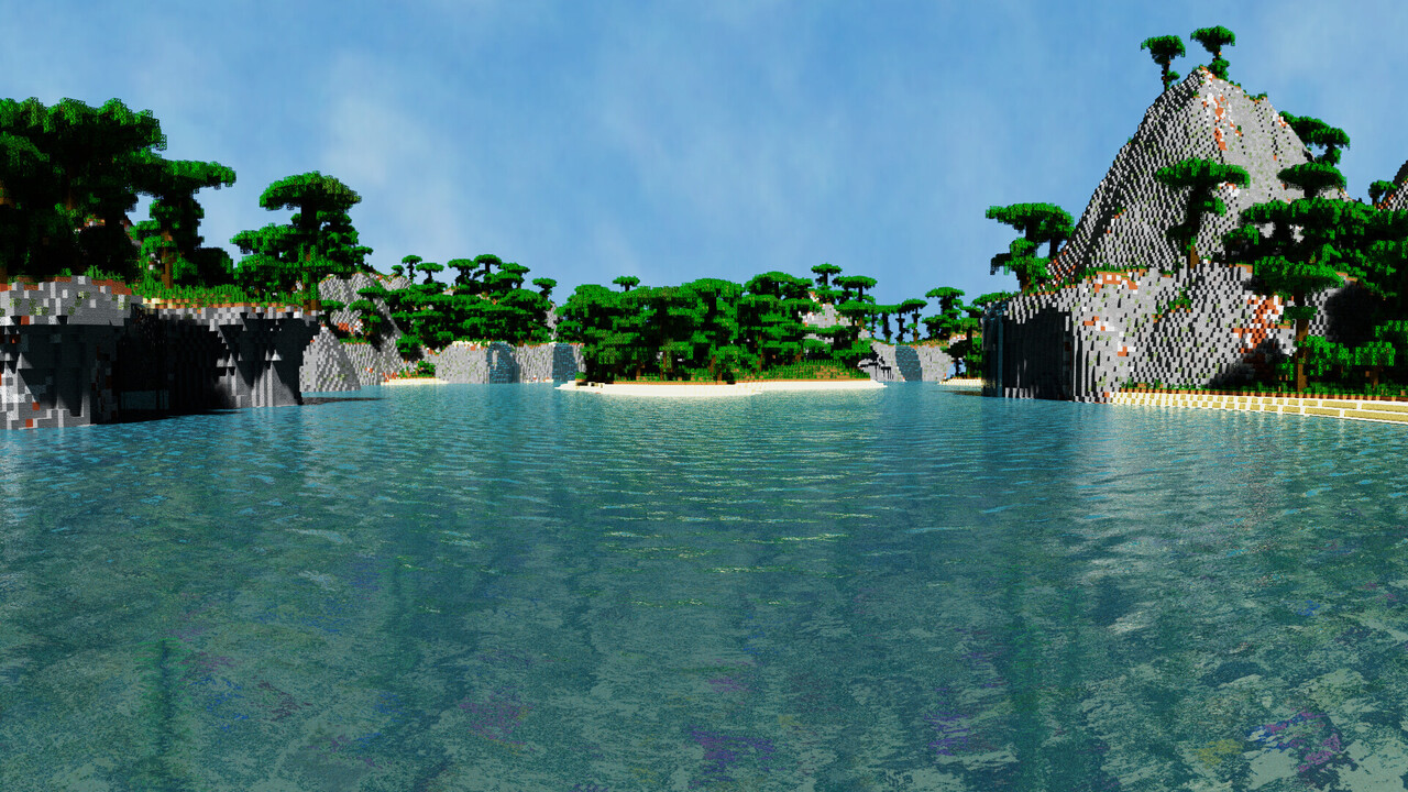 Tropical Cliffs Minecraft Map